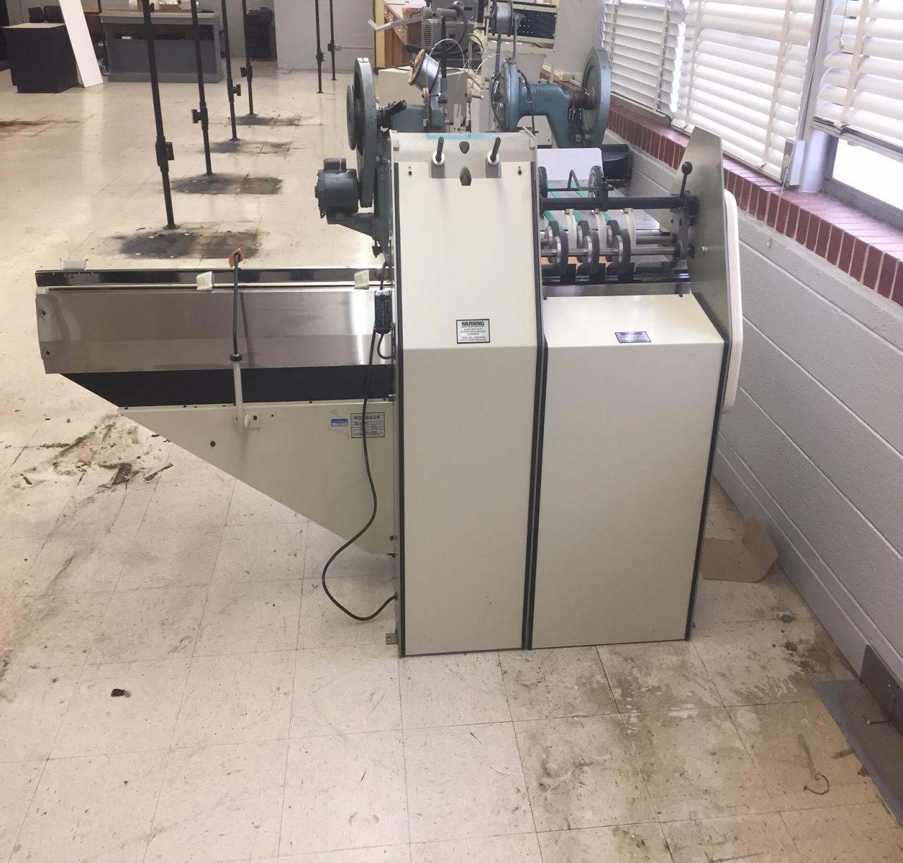Lot #12: 2008 Rosback Booklet Saddle Stitcher 201BC - Dallas, TX - WireBids